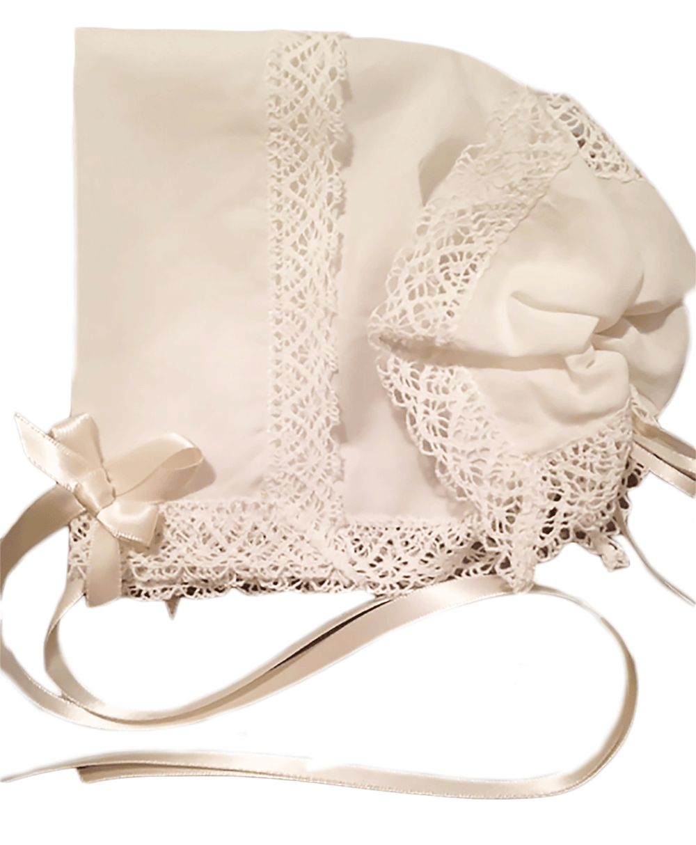 Park Avenue Lace Magic Hankie Bonnet – The Christening Corner